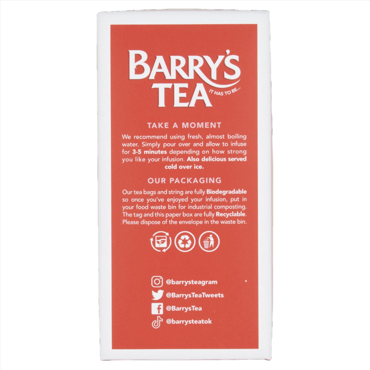 BERRY BURST 20 STRING & TAG TEABAGS – Barry's Tea